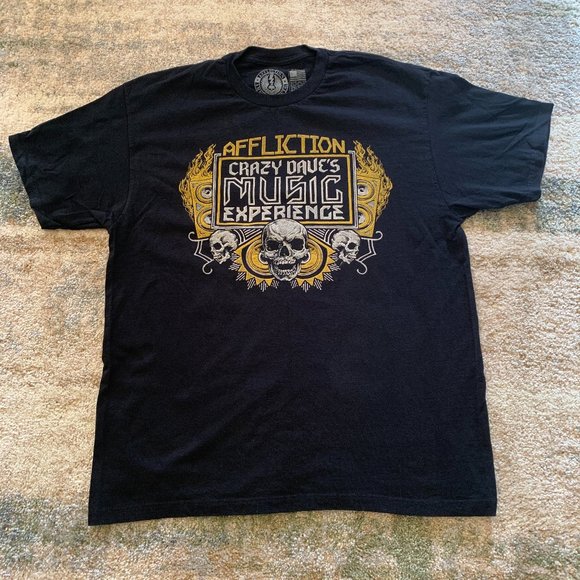 Affliction | Shirts | Affliction American Metal T Shirt Xl Crazy Daves ...